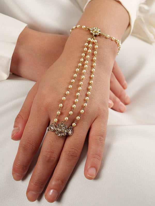 Hand Chains (Panja) | Women's hand bracelets with ring, Finger bracelets