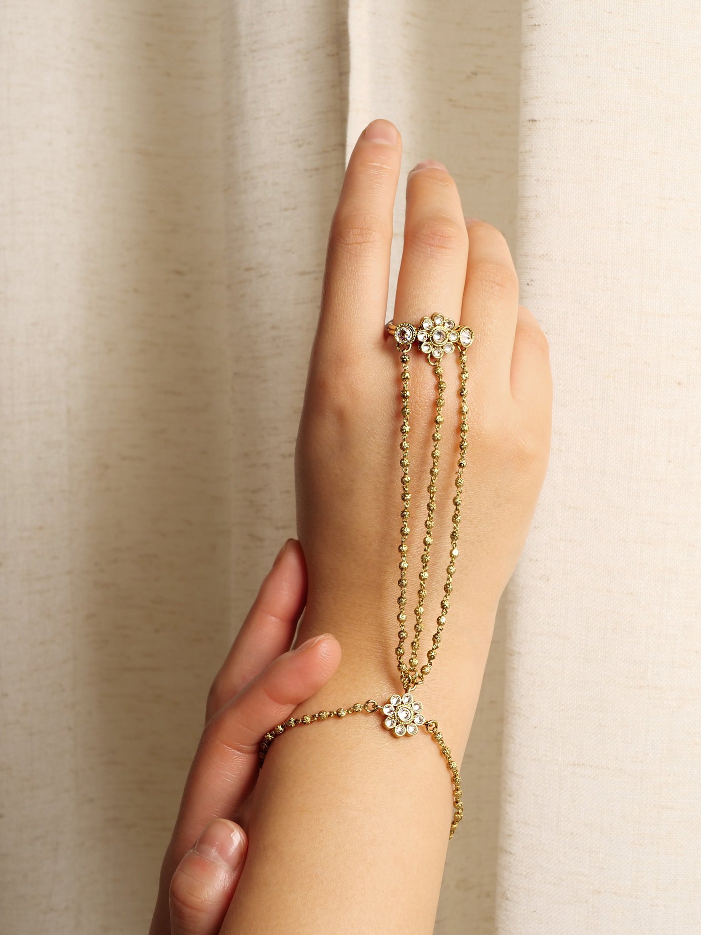 Hand Chains & Panja Bracelets for Women | Bees Jewellery